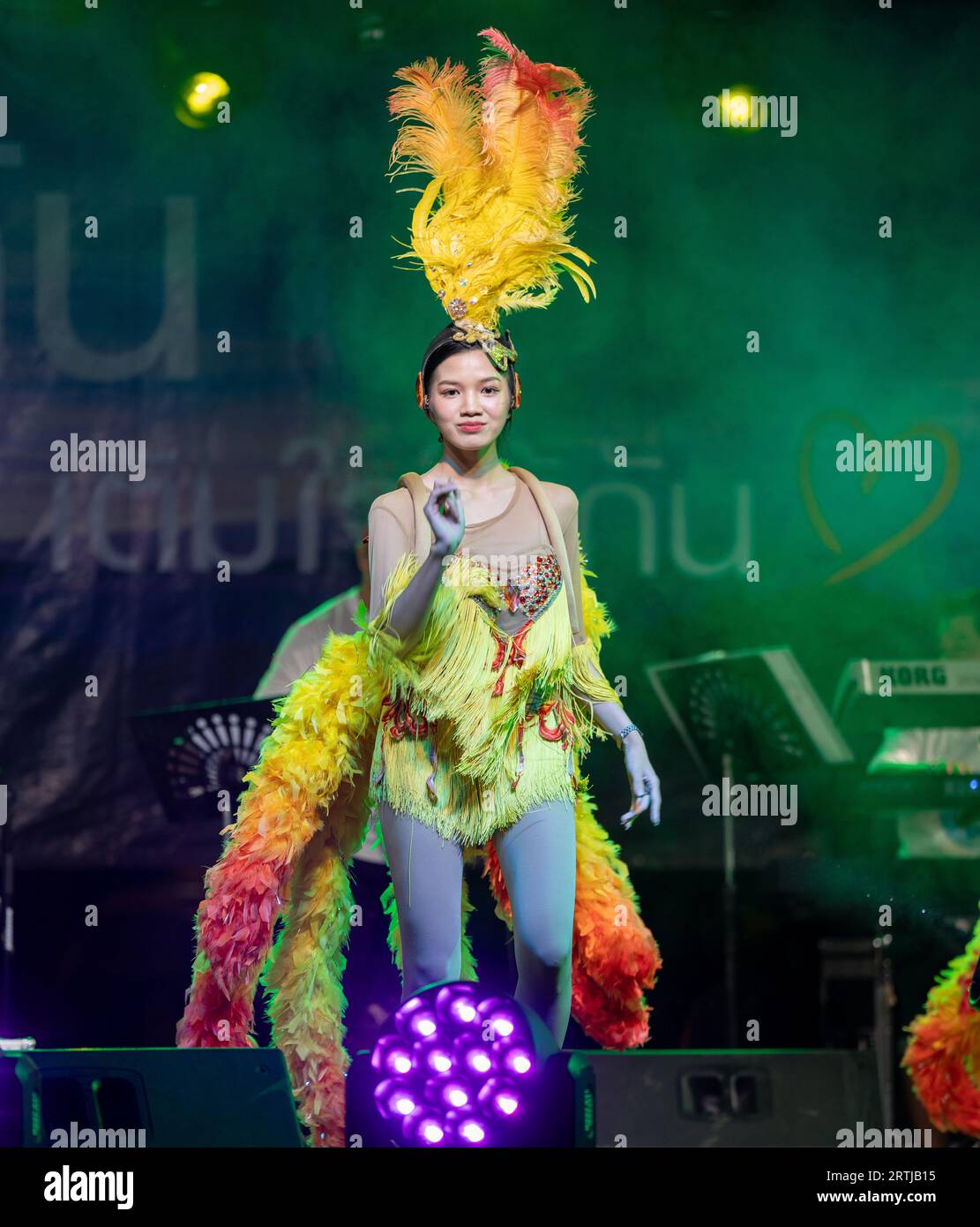 Thai Singers and Dancers on stage in Thailand Stock Photo - Alamy