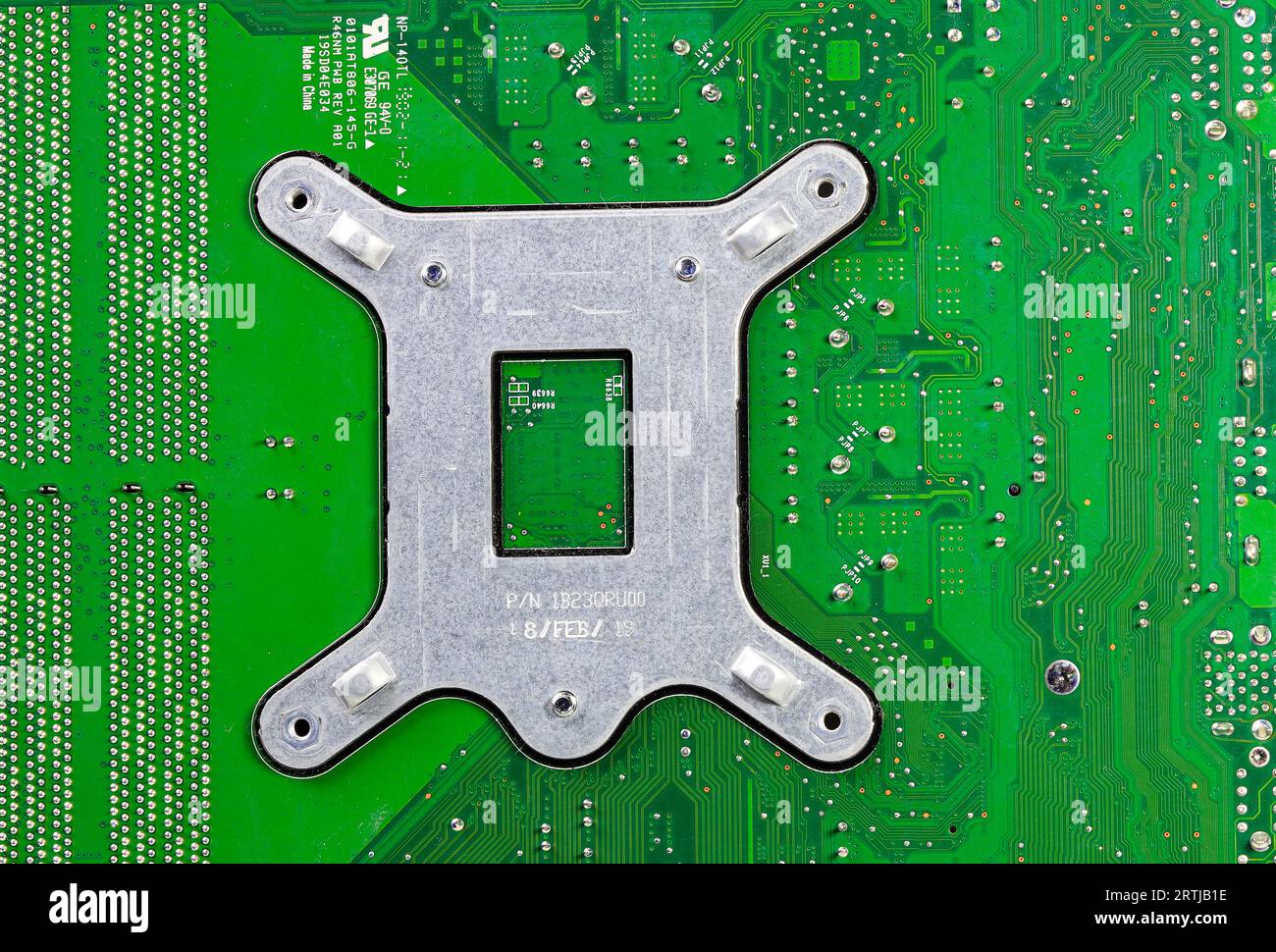 Stainless steel computer heat sink retention bracket plate for CPU ...