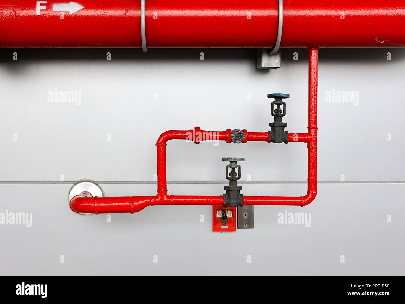 Fire hydrant standpipes or fireplug connection at high rise building ...