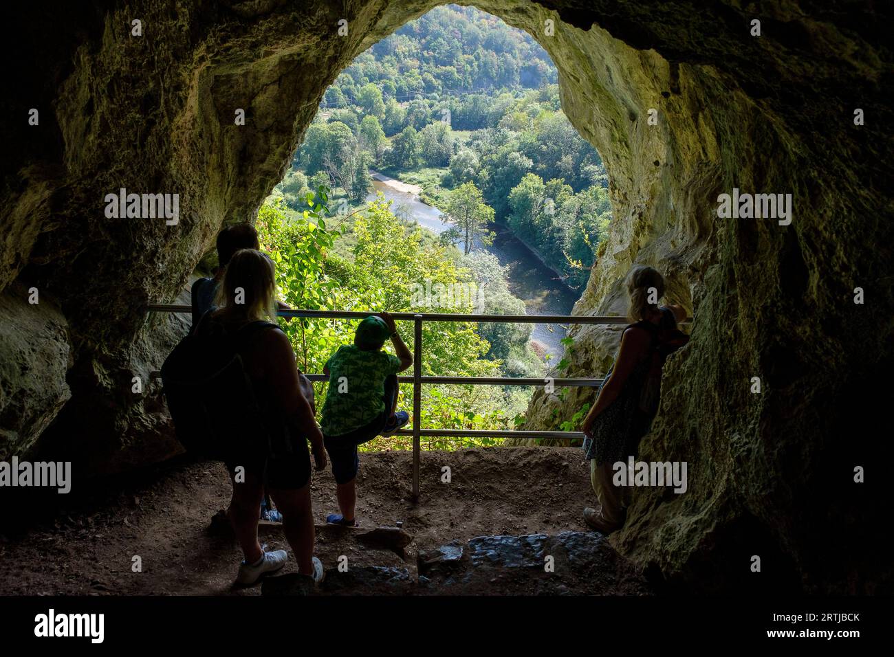 Located in the valley of the river Lesse the natural reserve of Furfooz ...