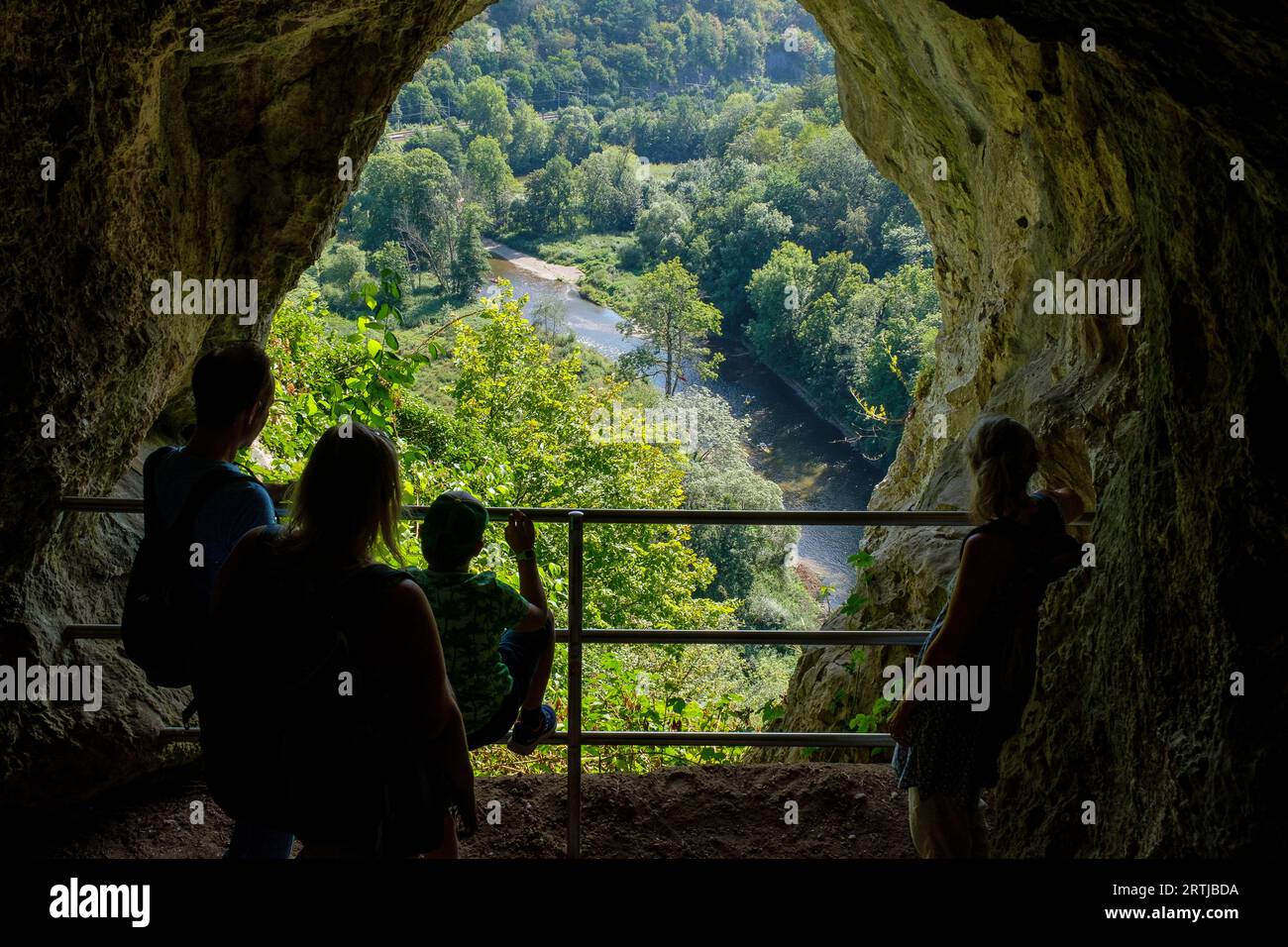 Located in the valley of the river Lesse the natural reserve of Furfooz ...