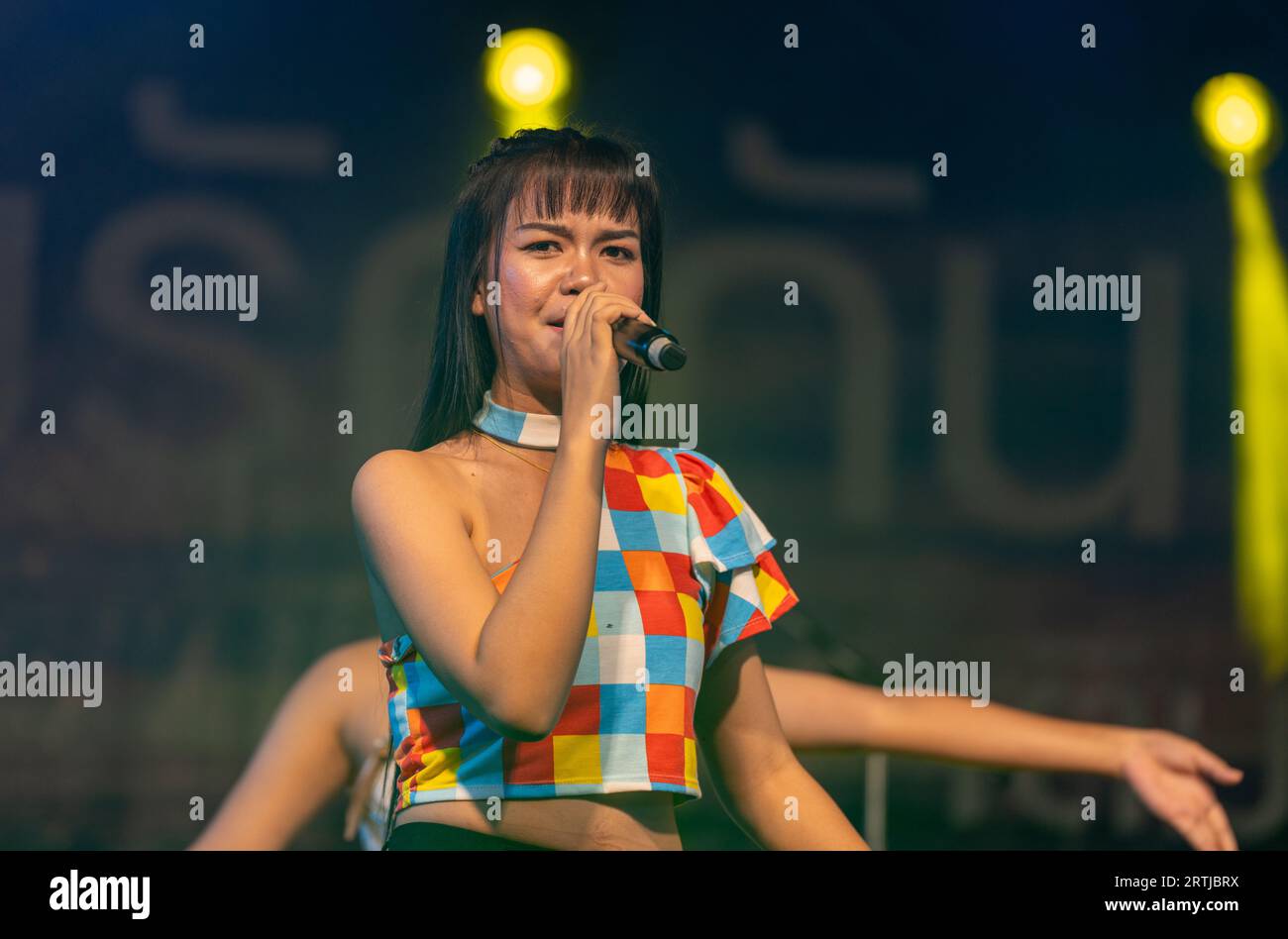 Thai Singers and Dancers on stage in Thailand Stock Photo - Alamy