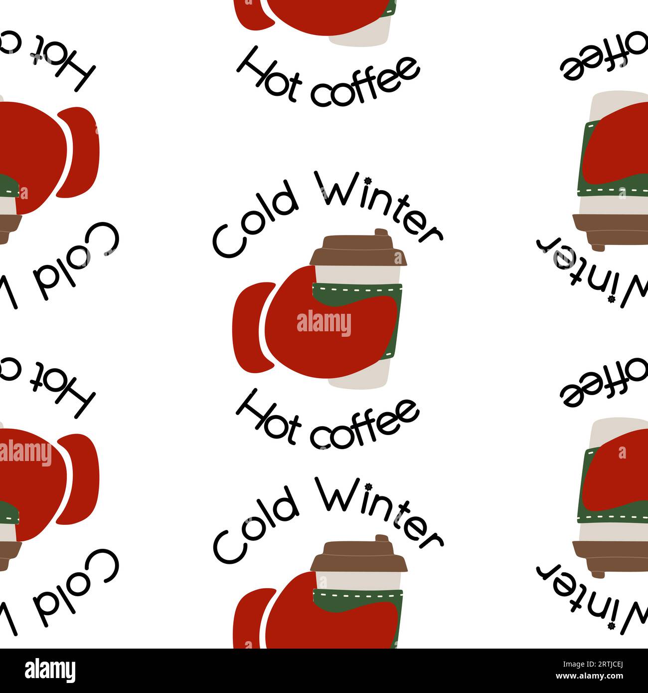 Hand holding festive cup Stock Vector Images - Alamy