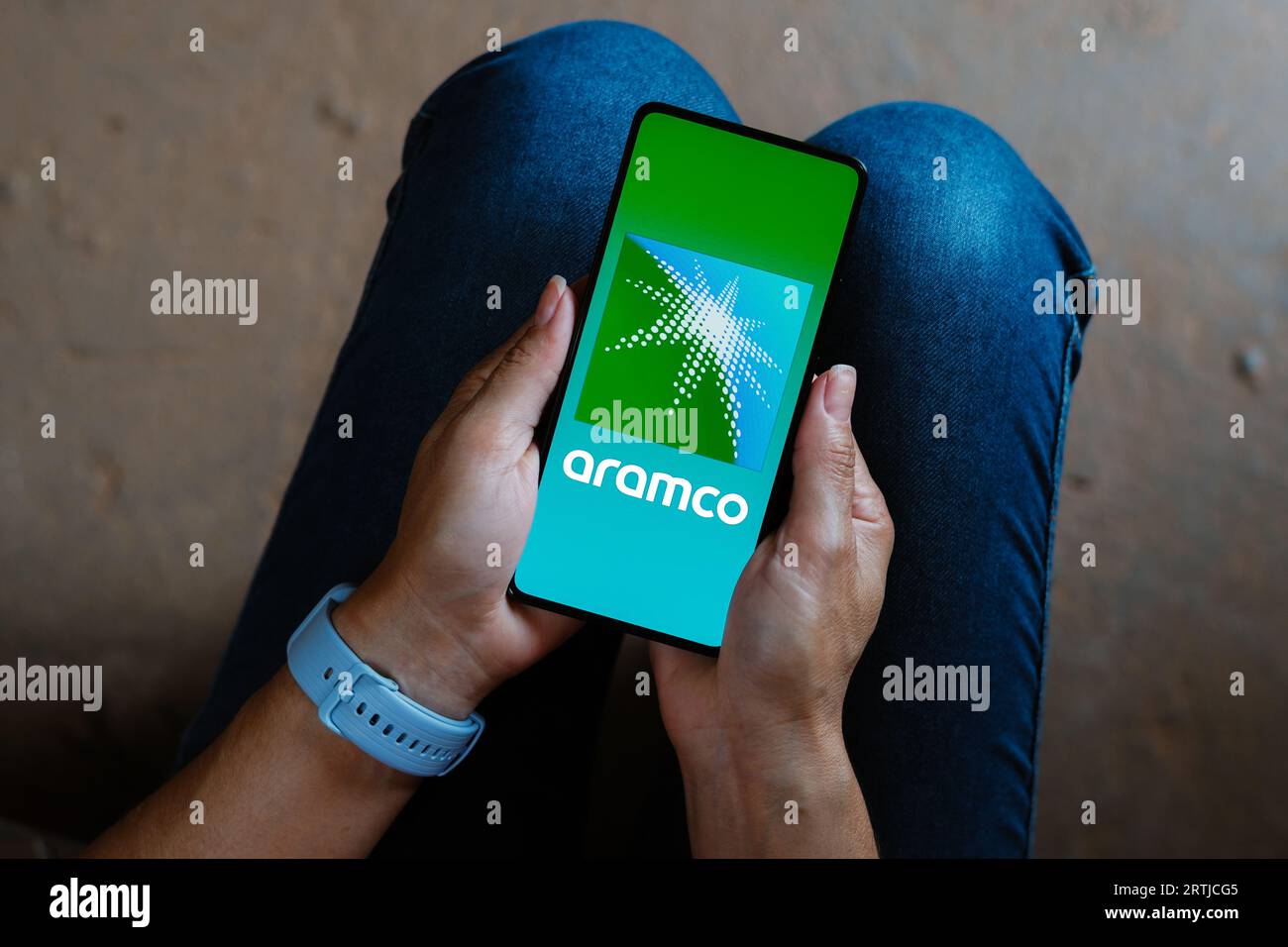 Aramco logo hi-res stock photography and images - Alamy