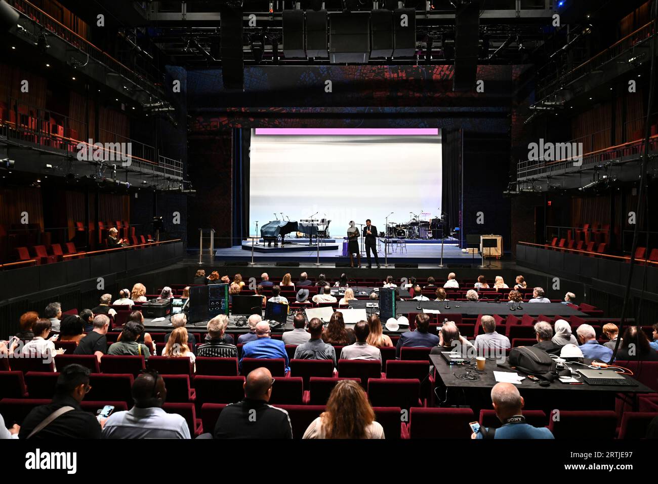 Photo by: NDZ/STAR MAX/IPx 2023 9/13/23 A view of the theater at the ...