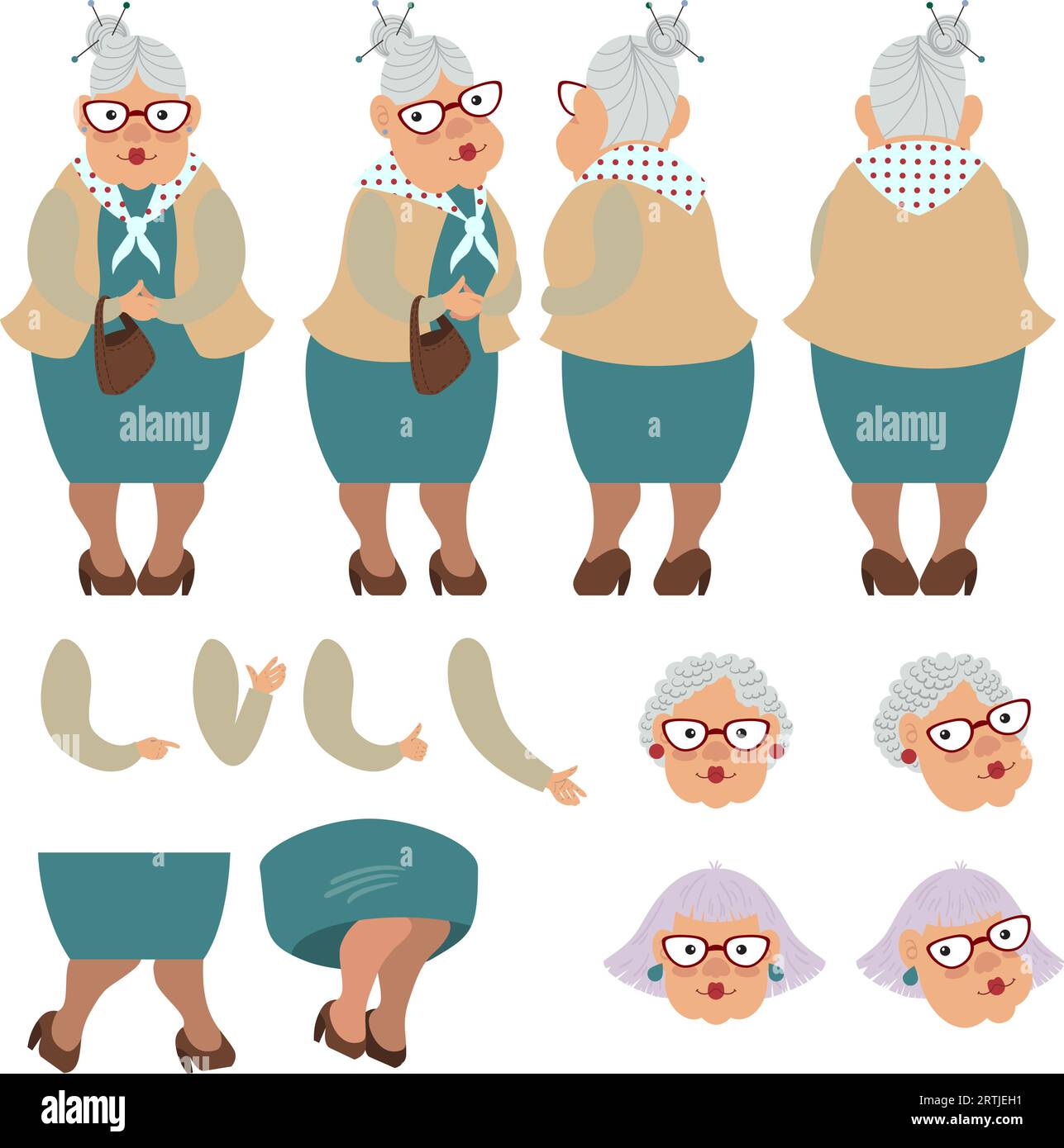 View old woman hand Stock Vector Images - Alamy