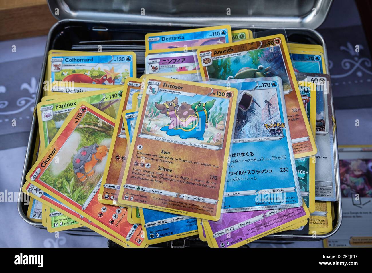 Pokemon cards | Cartes pokemon Stock Photo - Alamy