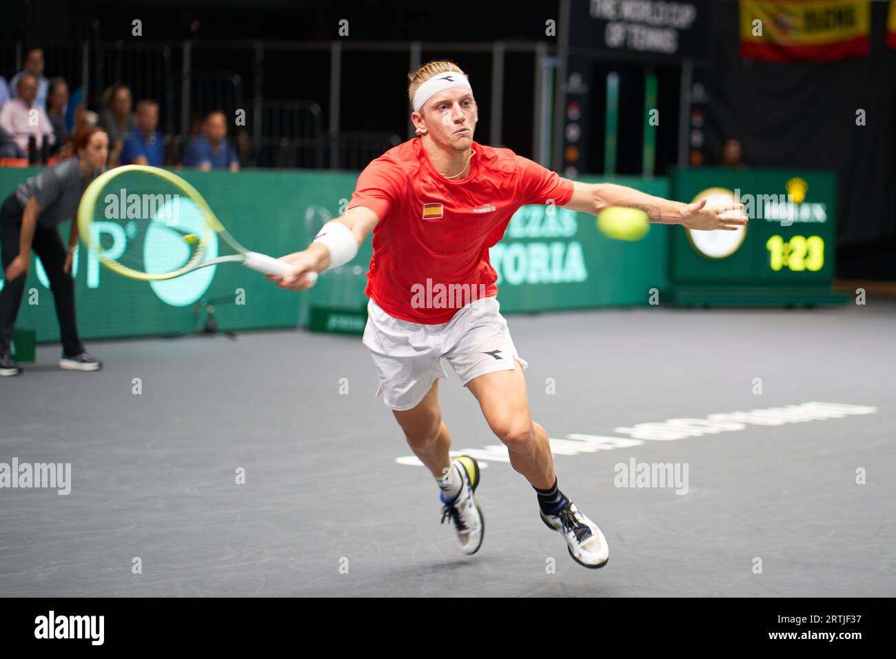 Alejandro Davidovich Fokina of Spain in action during the Valencia ...