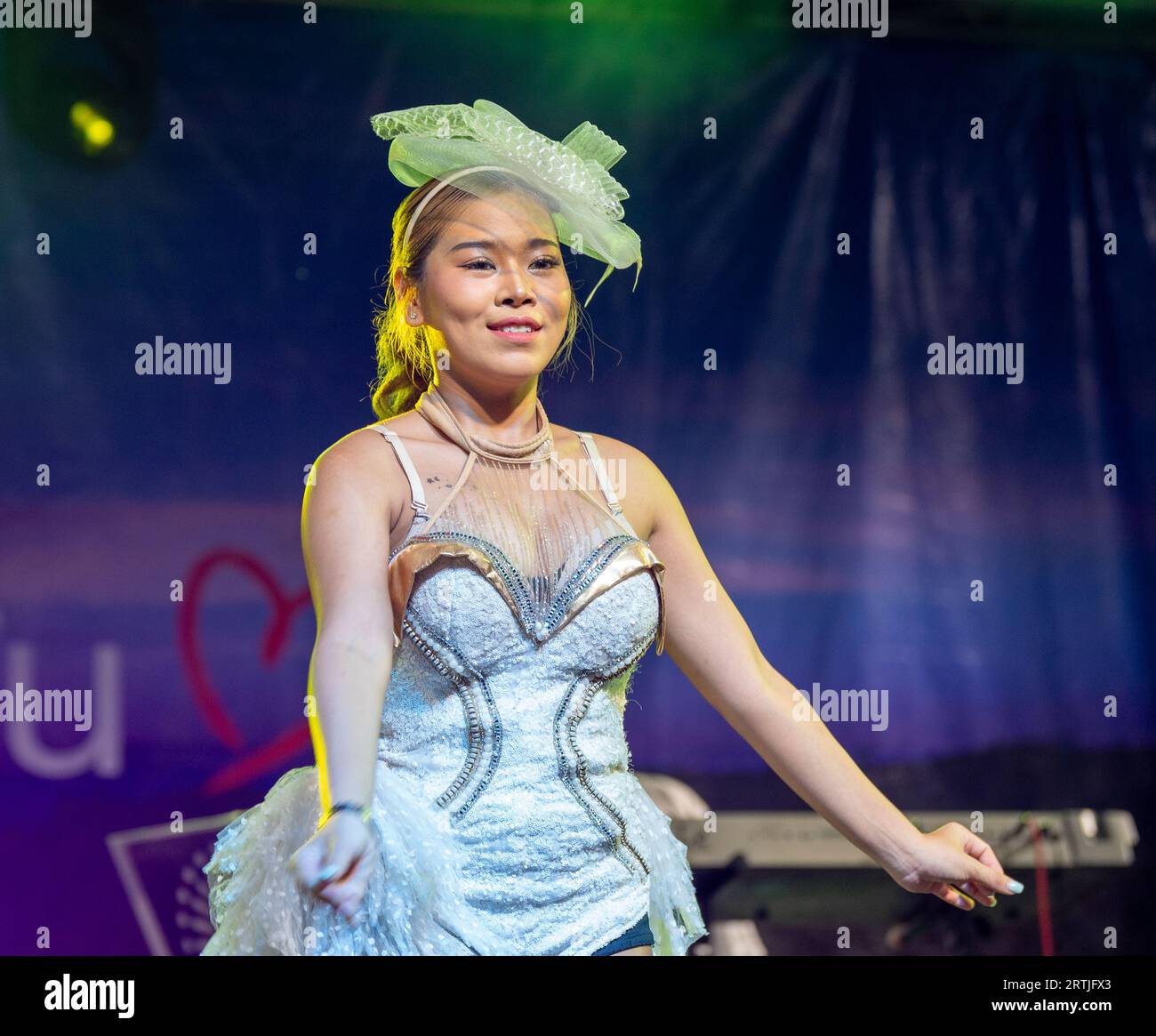 Thai Singers and Dancers on stage in Thailand Stock Photo - Alamy
