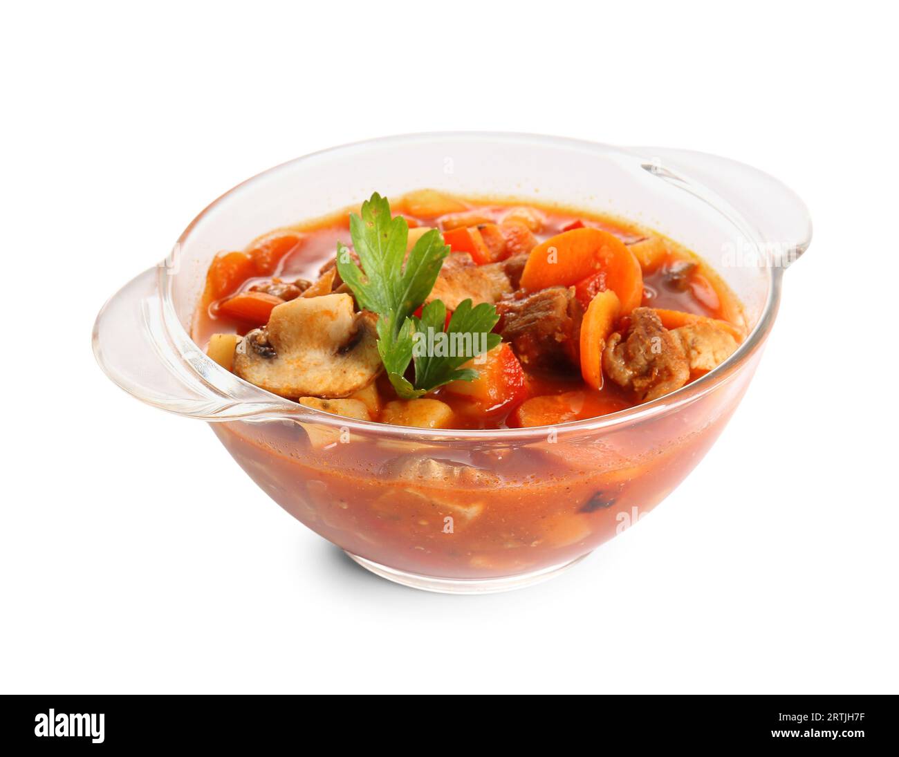 Hot pot stew meat food Cut Out Stock Images & Pictures - Alamy