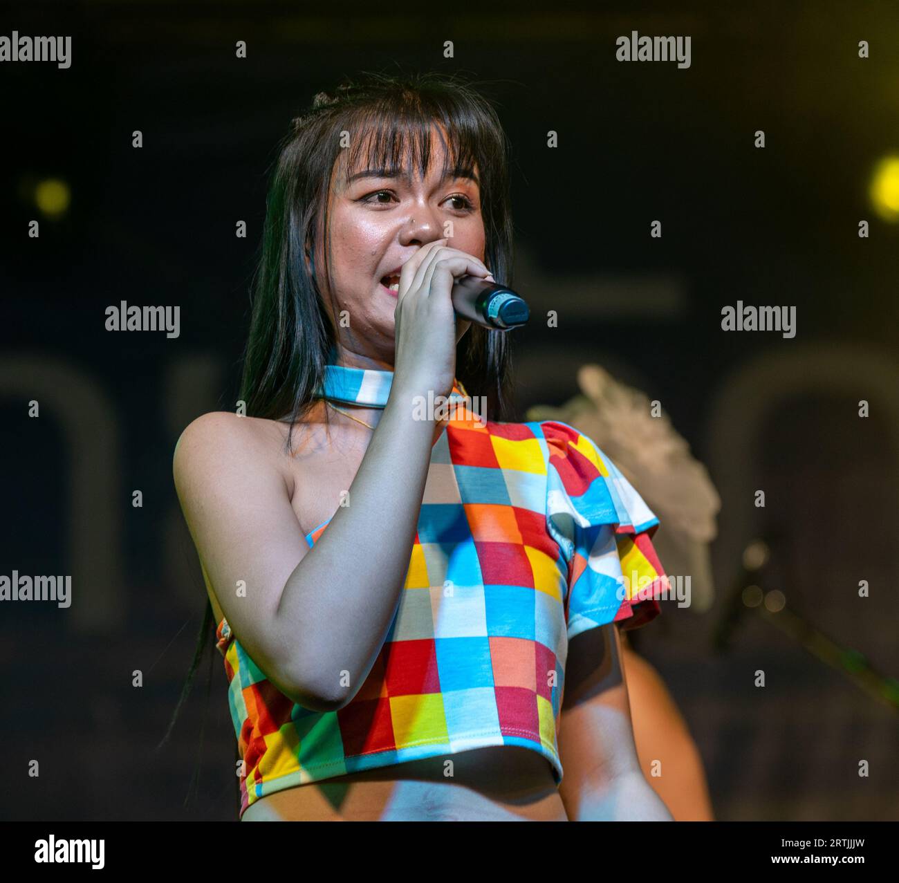 Thai Singers and Dancers on stage in Thailand Stock Photo - Alamy