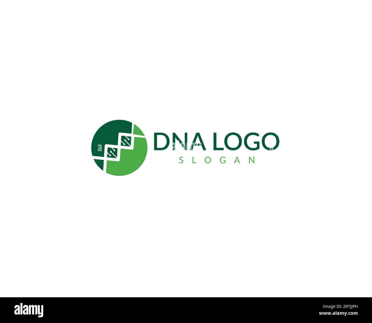 DNA logo design vector template. Science and technology logo design ...