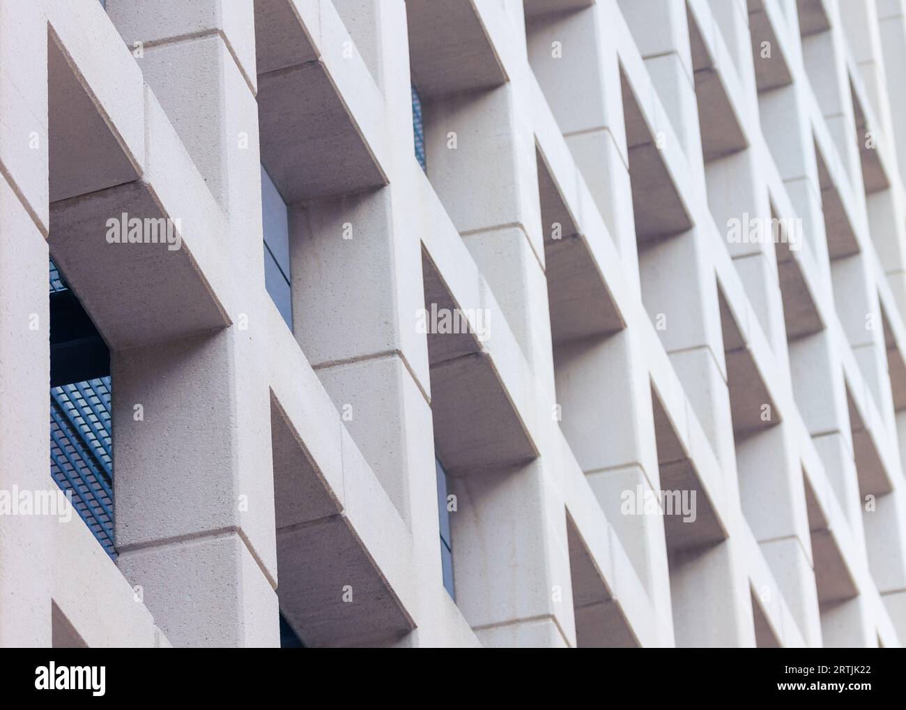 Minimalist architectural perspective. This photograph captures the ...