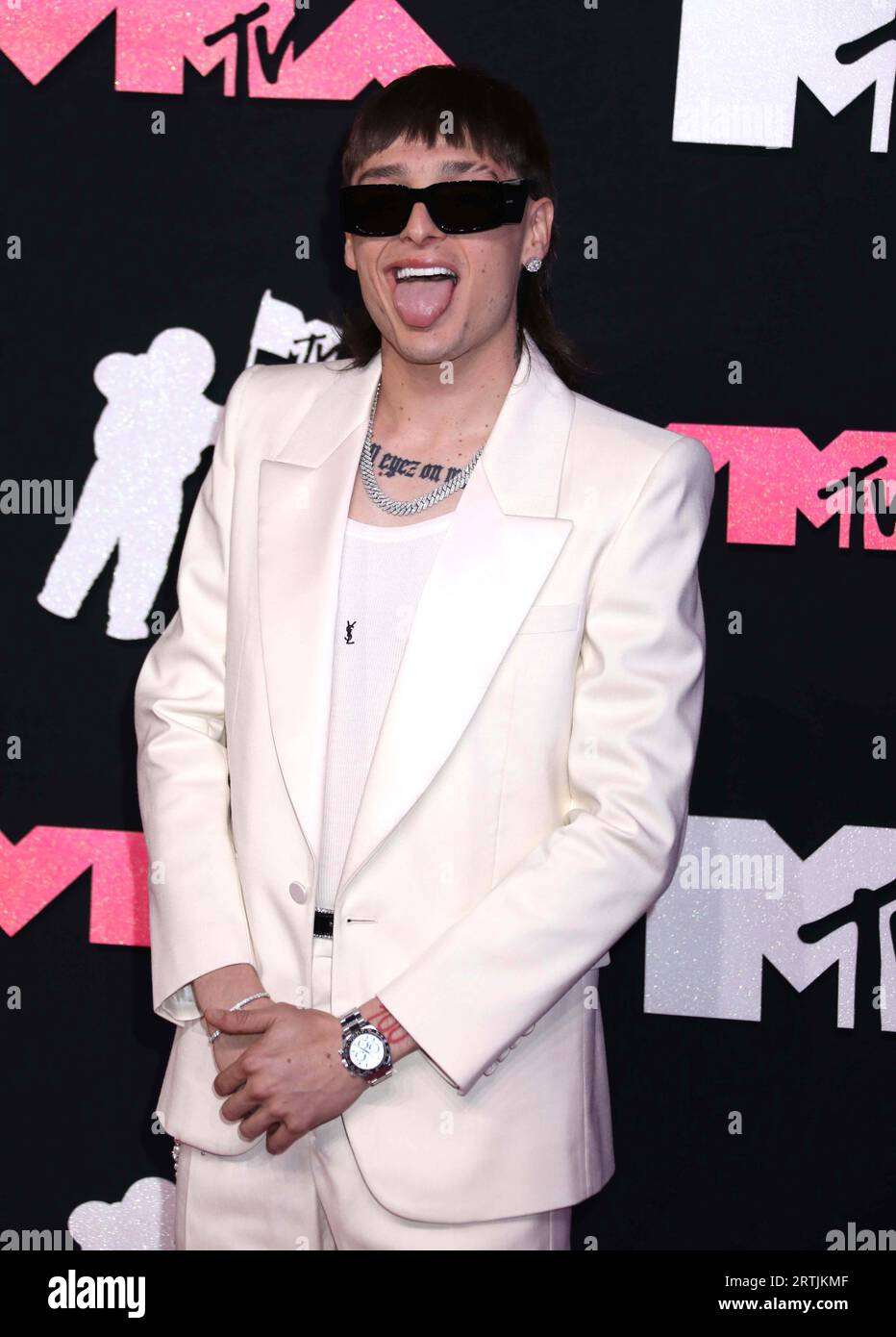 September 12, 2023, Newark, New York, USA: Singer PESO PLUMA seen on ...