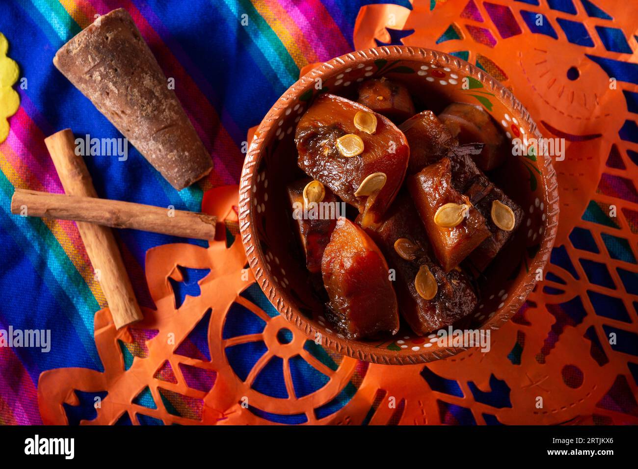 Dulce de Calabaza. Mexican dessert whose main ingredients are pumpkin ...
