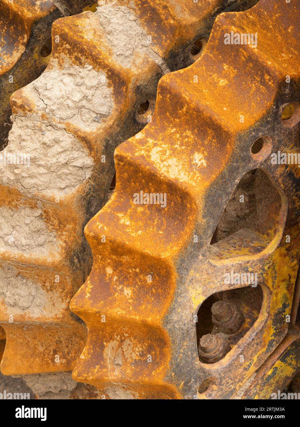 Rusty Farming Machinery on a farm in Shropshire, UK Stock Photo - Alamy