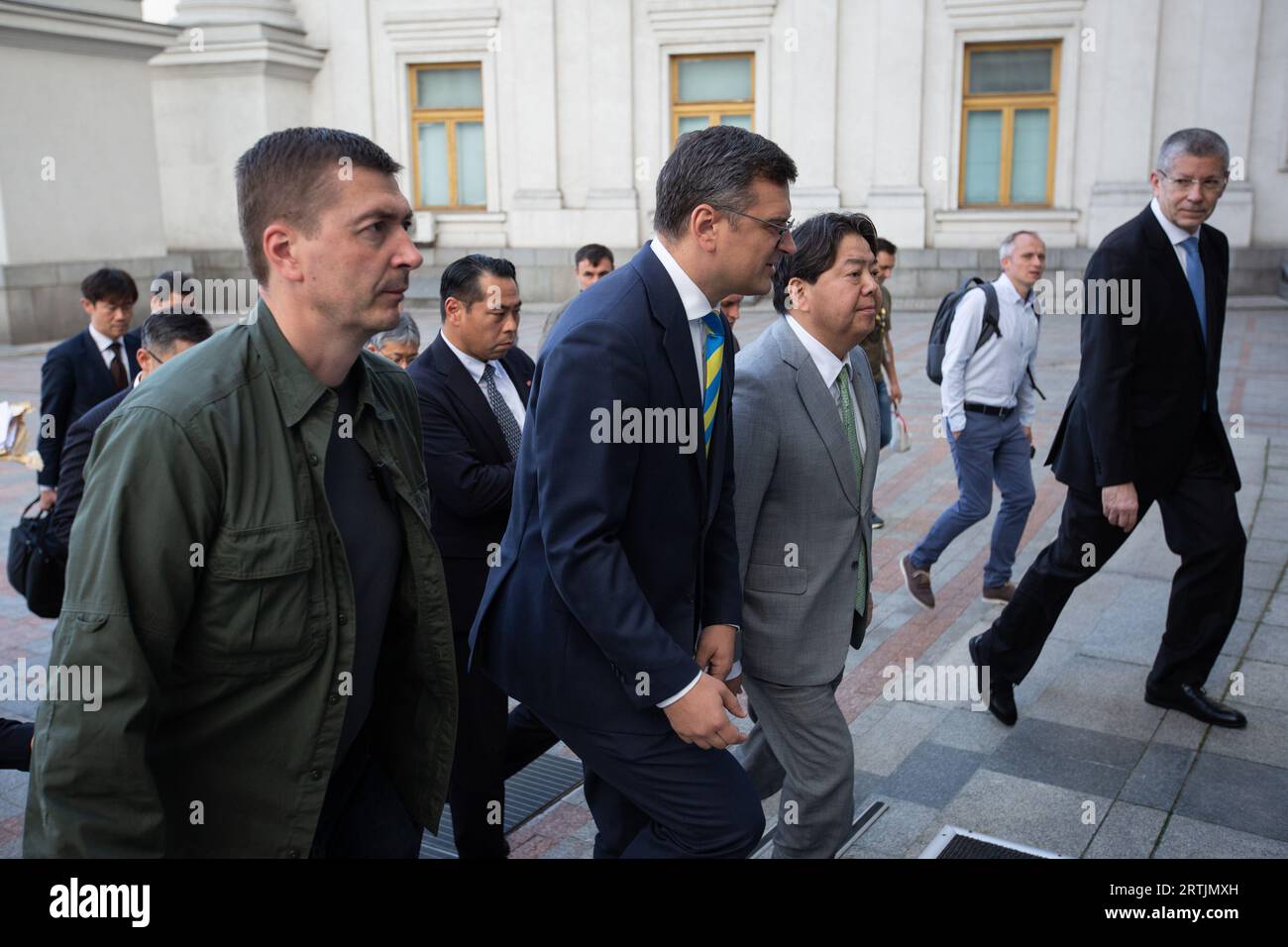 Kyiv, Ukraine. 09th Sep, 2023. Japanese Foreign Minister Yoshimasa ...