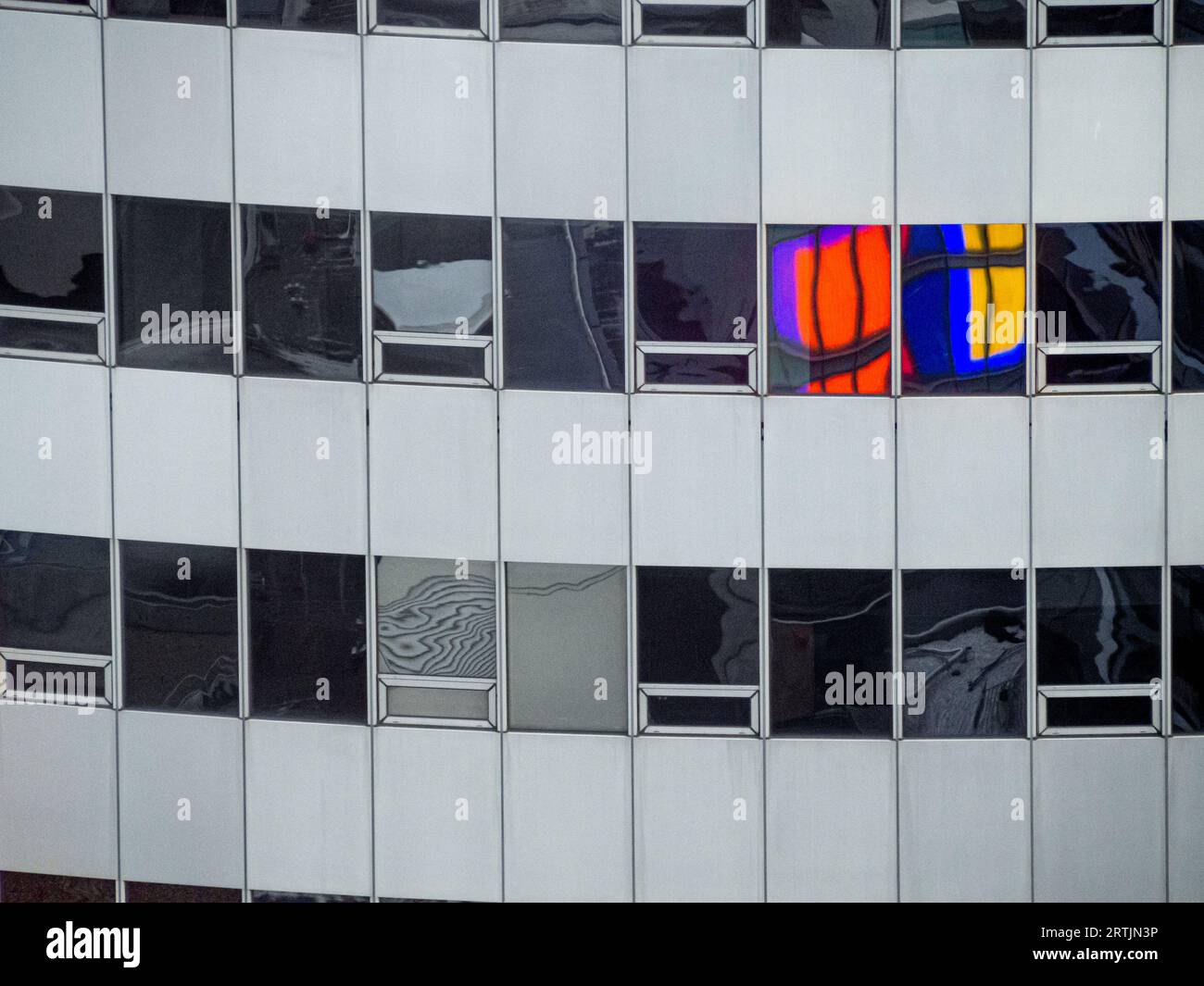 Abstract of "eyeball" Building in Rosslyn, Arlington, Virginia, a ...