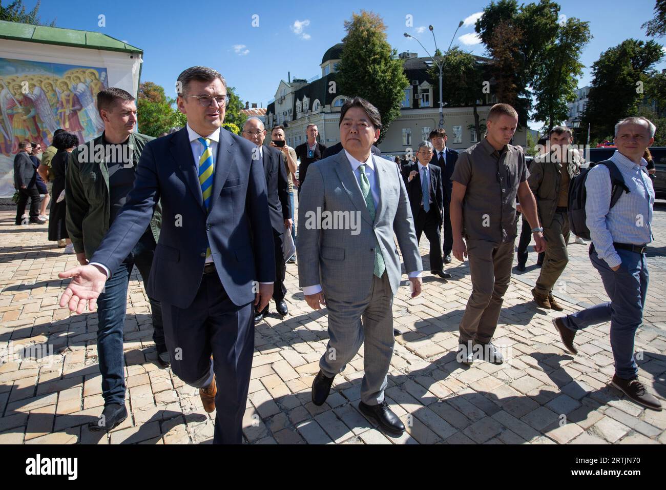 Kyiv, Ukraine. 9th Sep, 2023. Japanese Foreign Minister Yoshimasa ...
