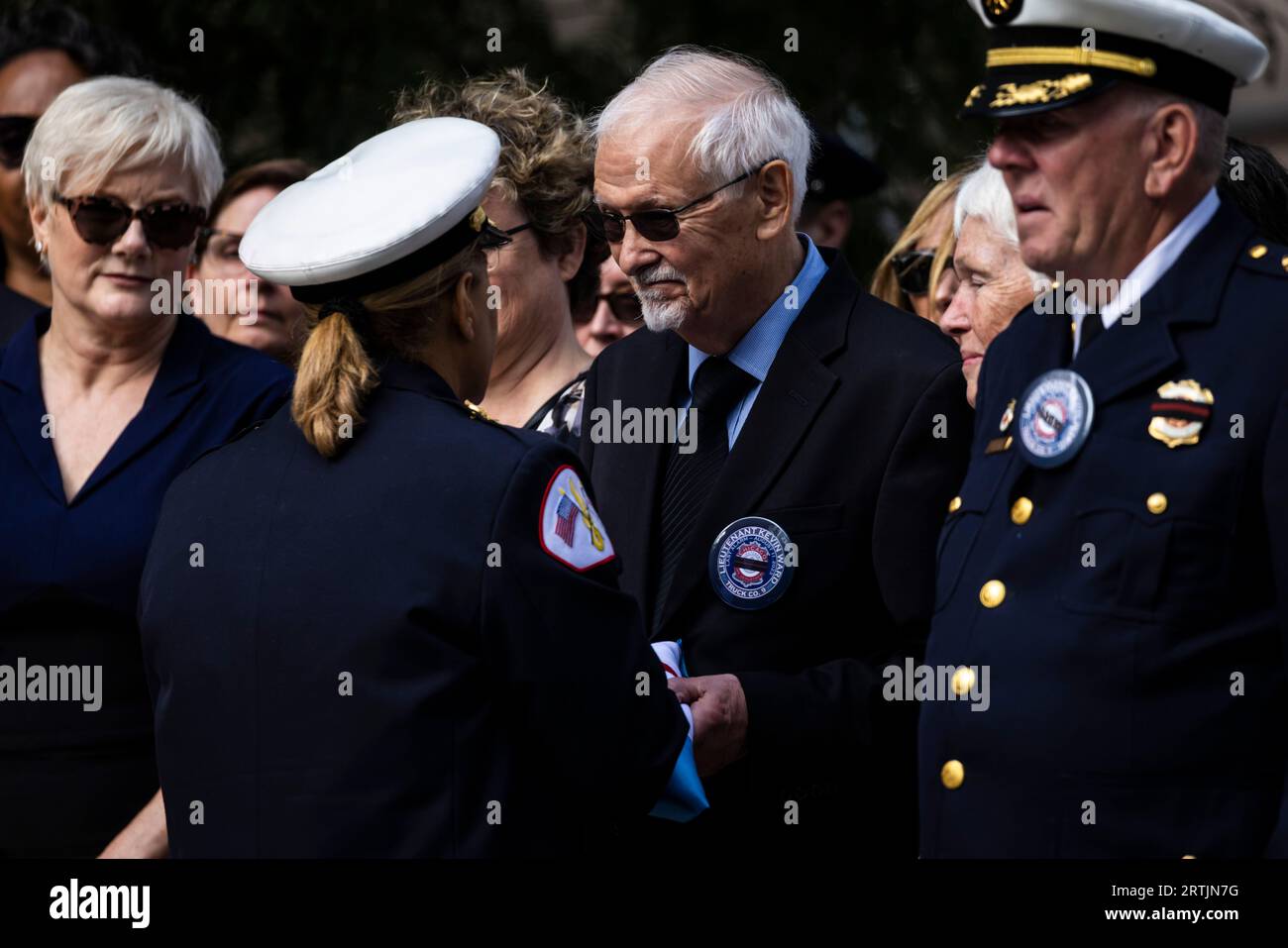 Chicago Fire Department Commissioner Annette Nance-Holt gives the ...