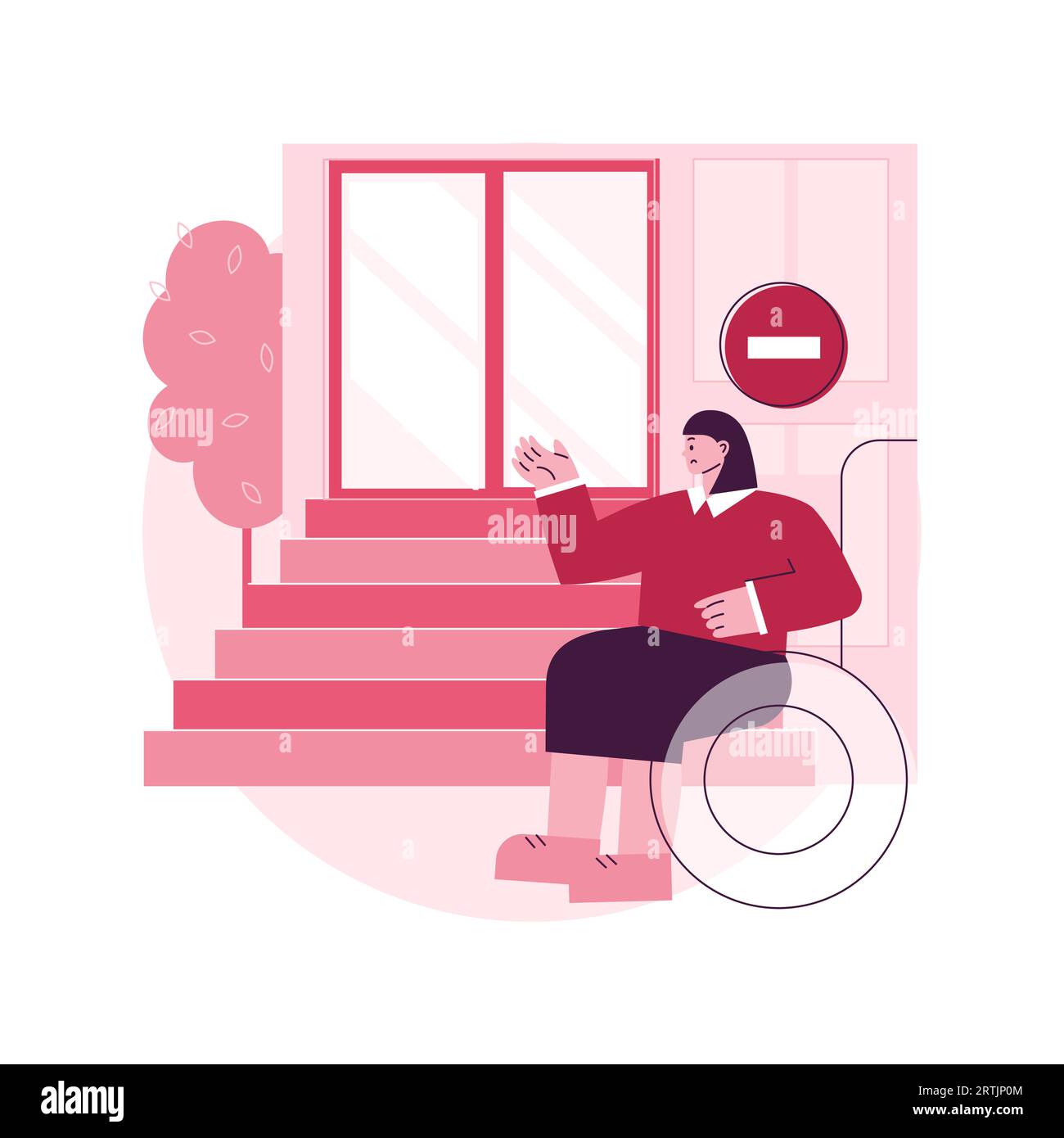 Inaccessible environments abstract concept vector illustration ...