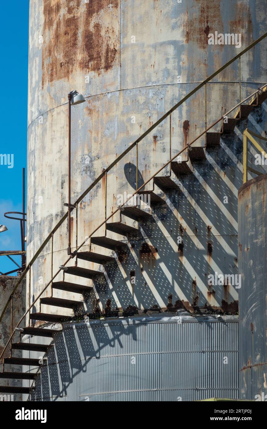 The abandoned Commonwealth Oil Refining Company, Inc. (CORCO) sits on ...