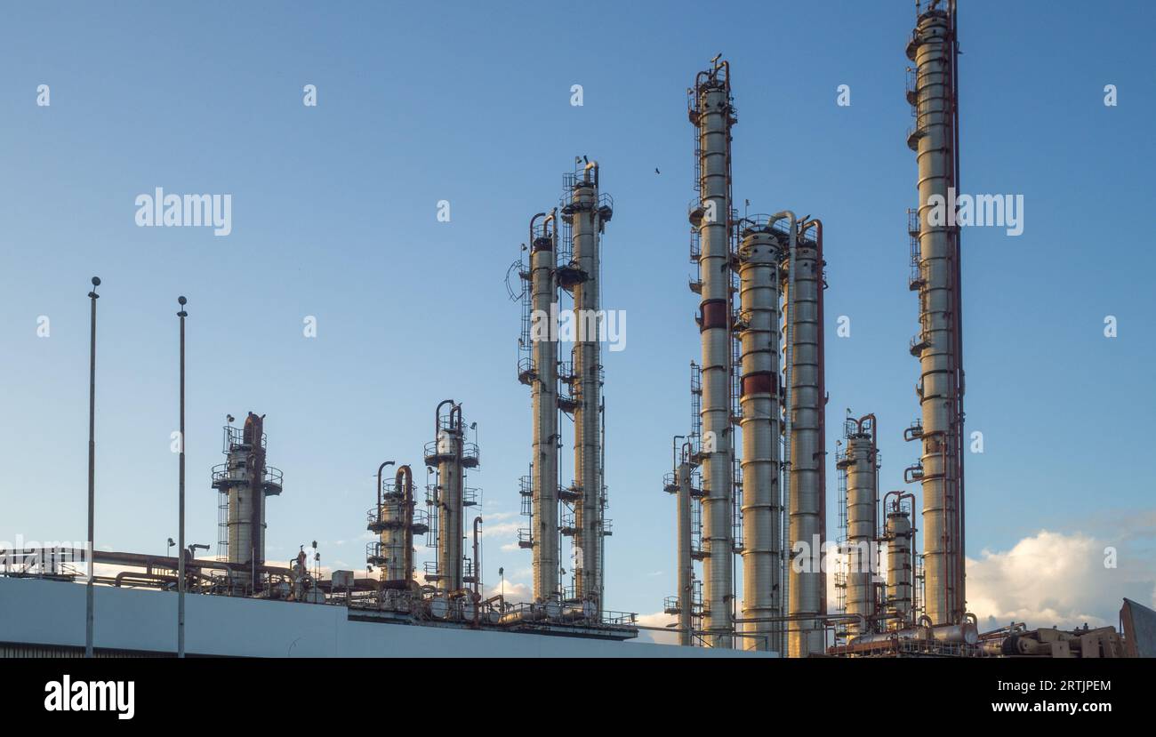 The abandoned Commonwealth Oil Refining Company, Inc. (CORCO) sits on ...