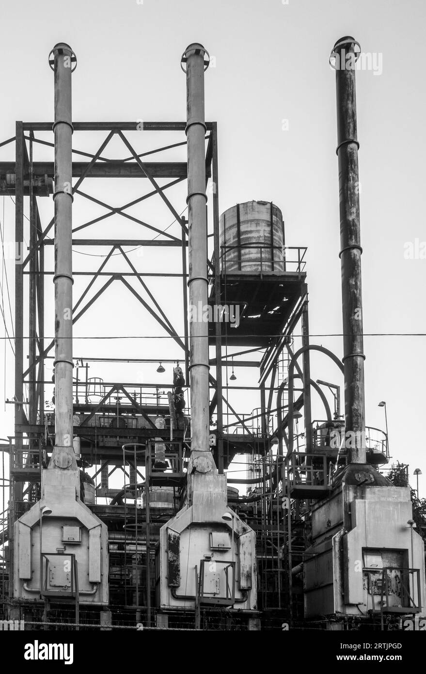 The abandoned Commonwealth Oil Refining Company, Inc. (CORCO) sits on ...