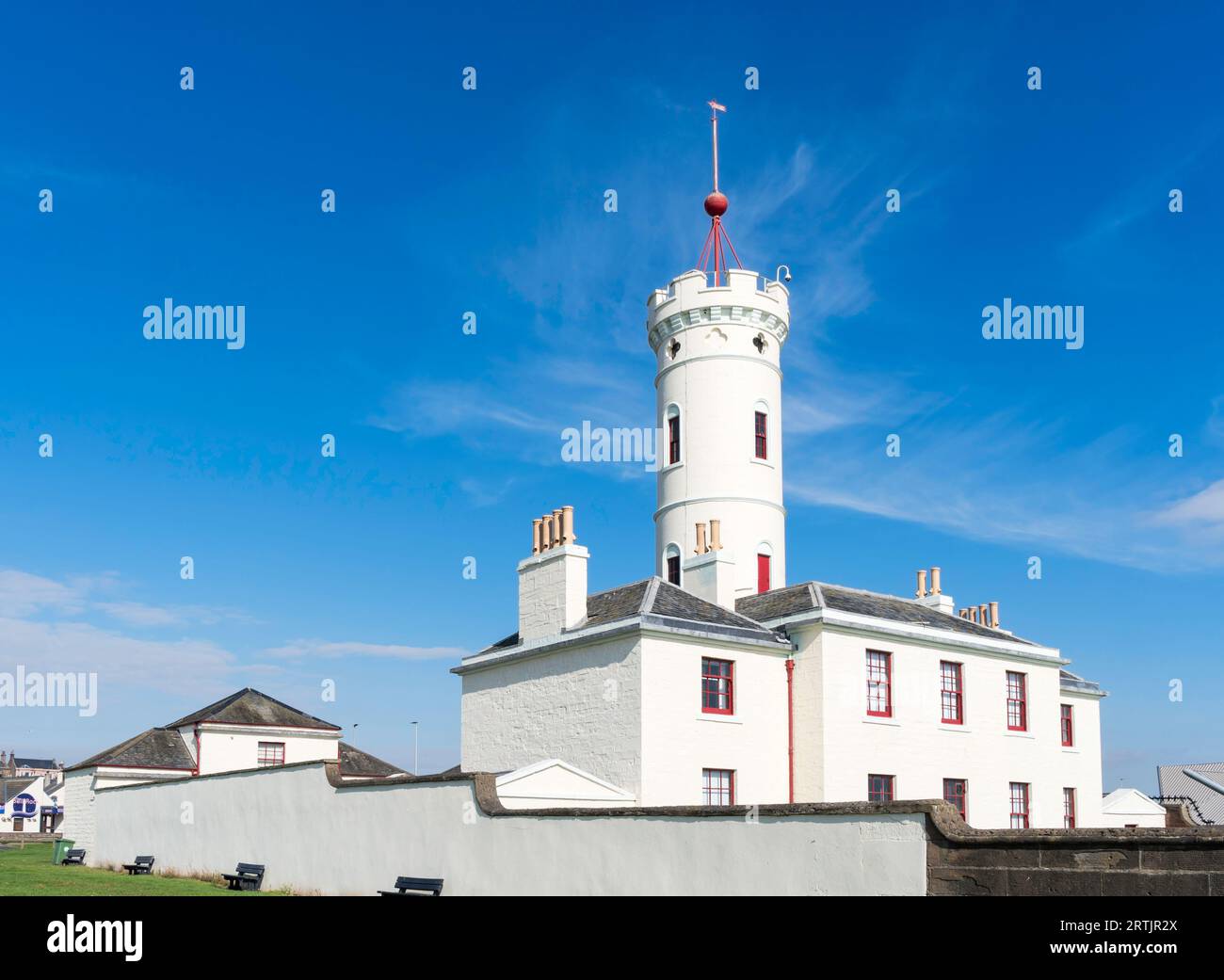 Arbroath Signal Tower Museum, Arbroath, Angus, Scotland, UK Stock Photo ...