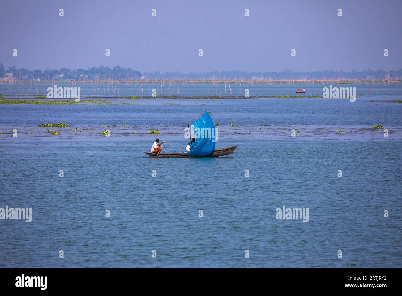 Fishing in the Nikli Haor at austagram in Kishorganj. Bangladesh Stock ...