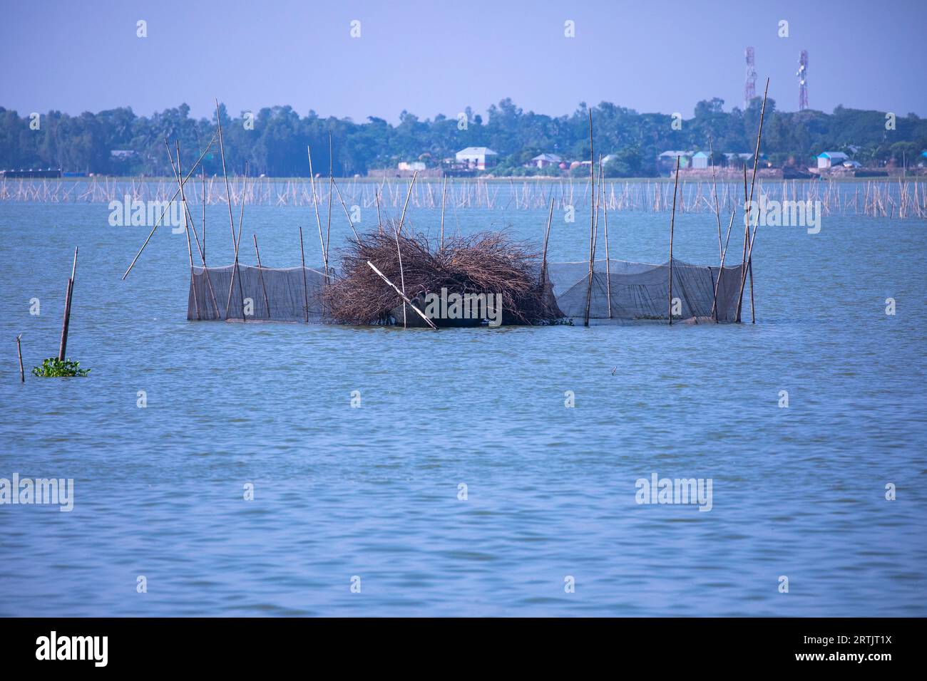 Fishing in the Nikli Haor at austagram in Kishorganj. Bangladesh Stock ...