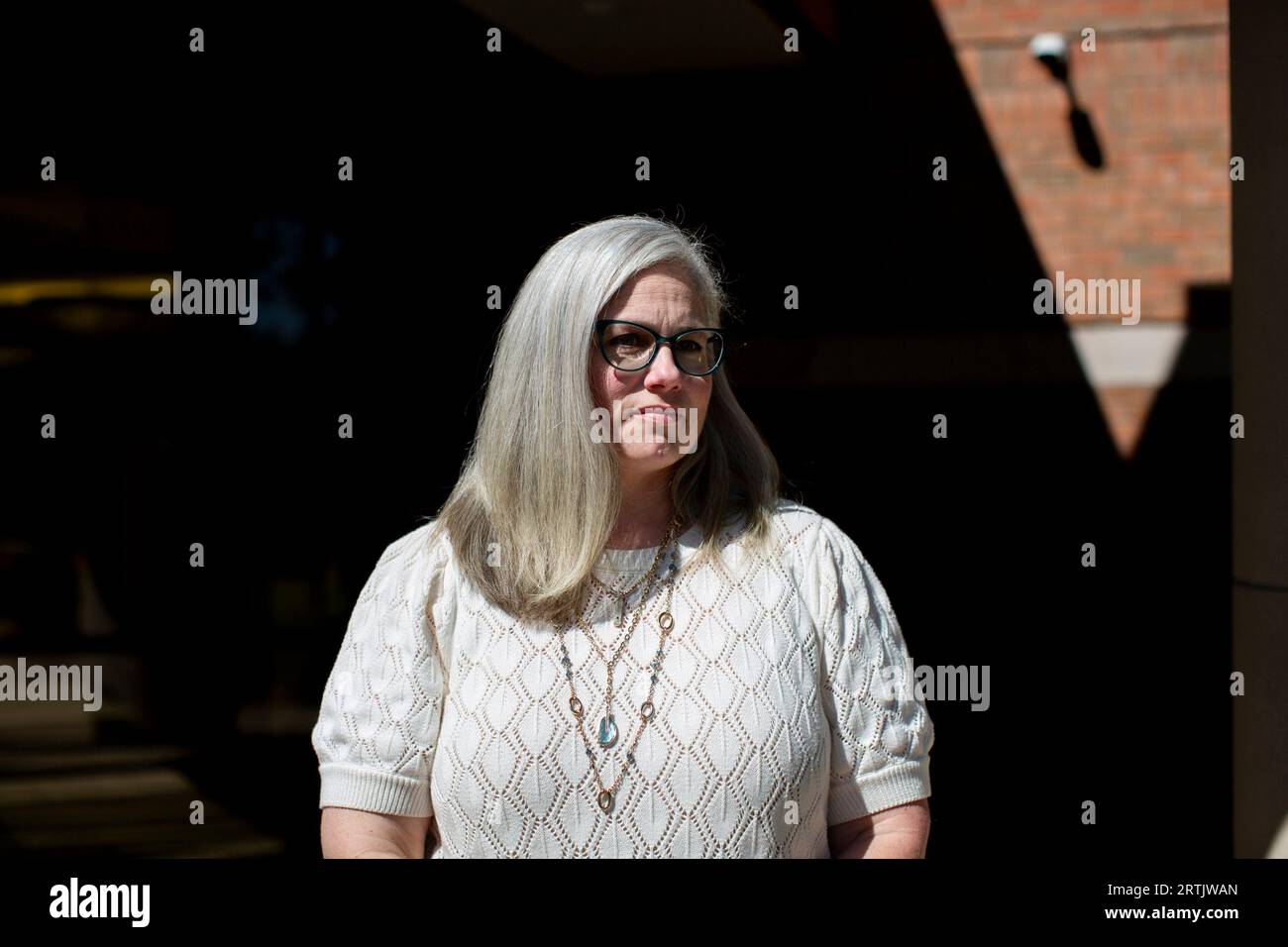 Adeline Hambley, Ottawa County, Mich., health officer, poses for a ...