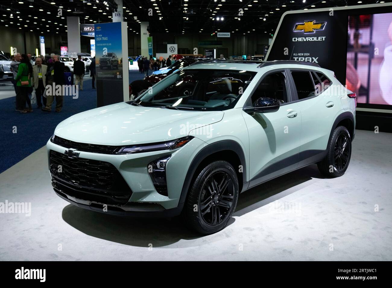 The 2024 Chevrolet Trax is shown at the North American International ...
