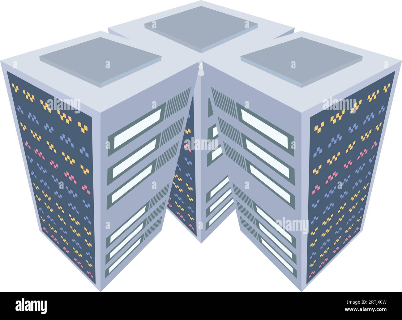 Server Room Database System Server Racks Data Protection Internet