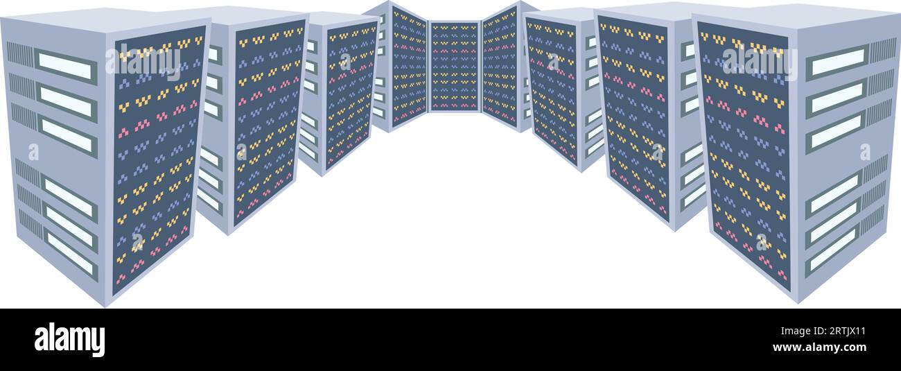 Server Room Database System Server Racks Data Protection Internet