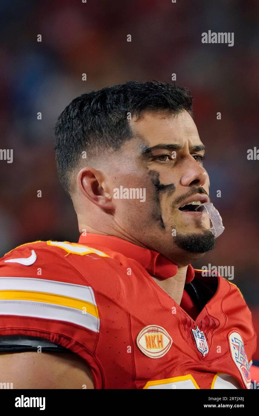 Kansas City Chiefs linebacker Drue Tranquill (23) during an NFL ...