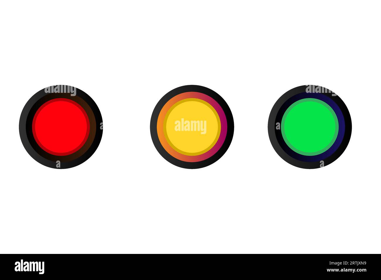 Shiny red turn off button Stock Vector Images - Alamy