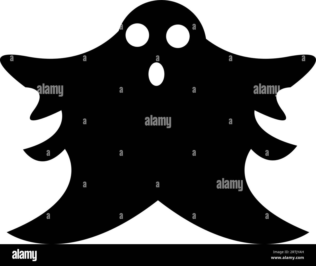 Monster face shape Black and White Stock Photos & Images - Alamy
