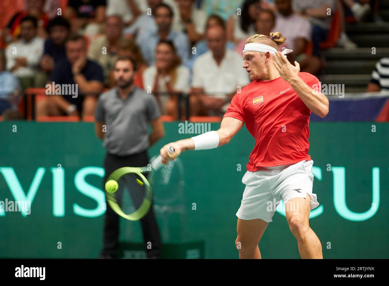 Alejandro Davidovich Fokina of Spain in action during the DAVIS CUP at ...