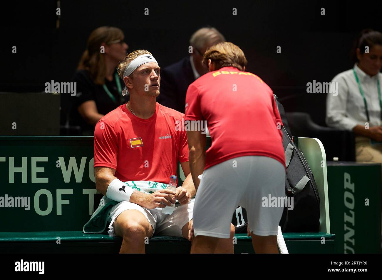 Alejandro Davidovich Fokina of Spain in action during the DAVIS CUP at ...
