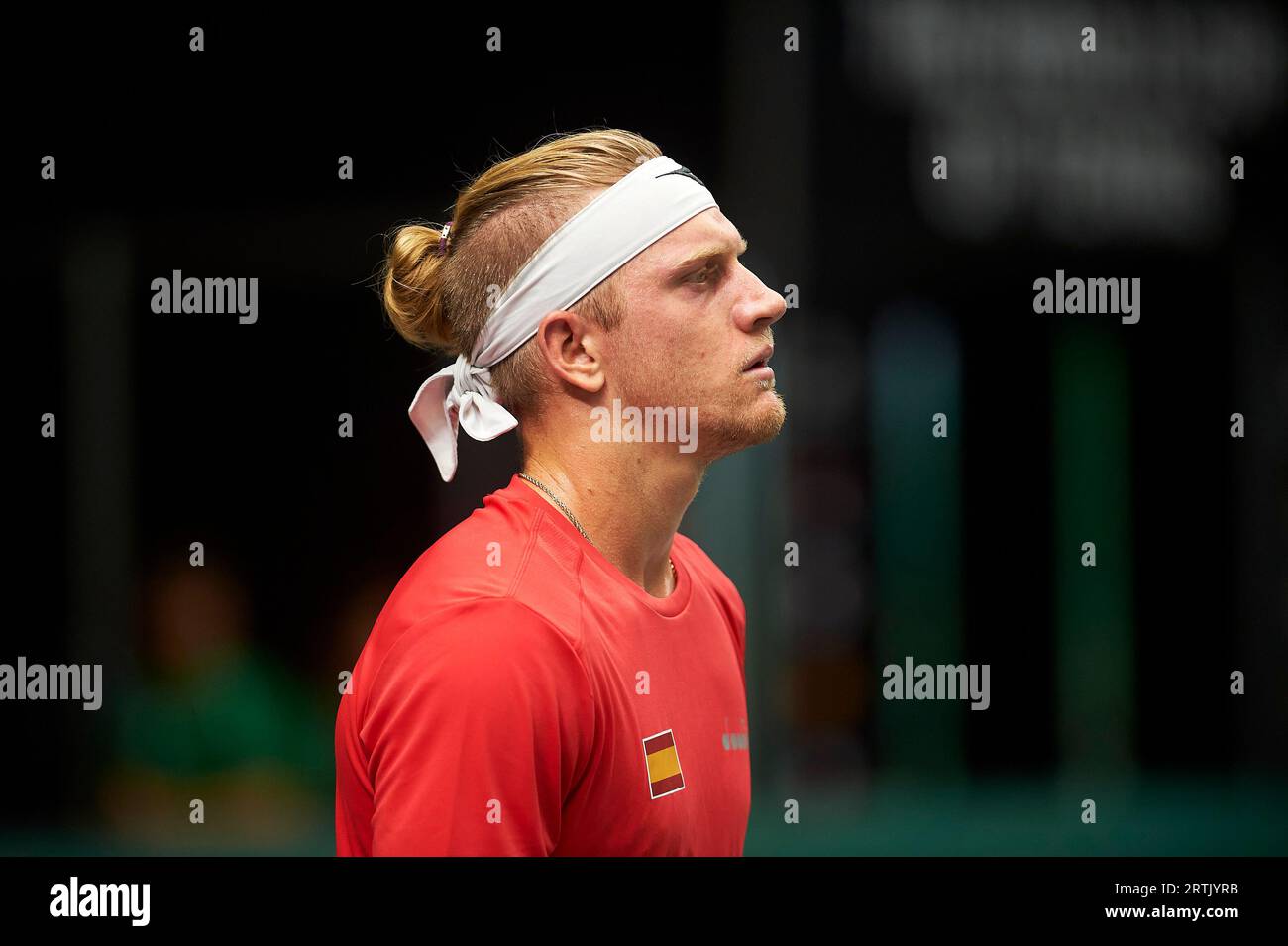 Alejandro Davidovich Fokina of Spain in action during the DAVIS CUP at ...