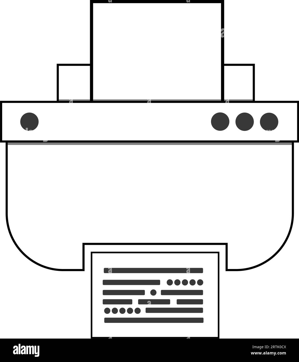 Photocopy black paper Stock Vector Images - Alamy