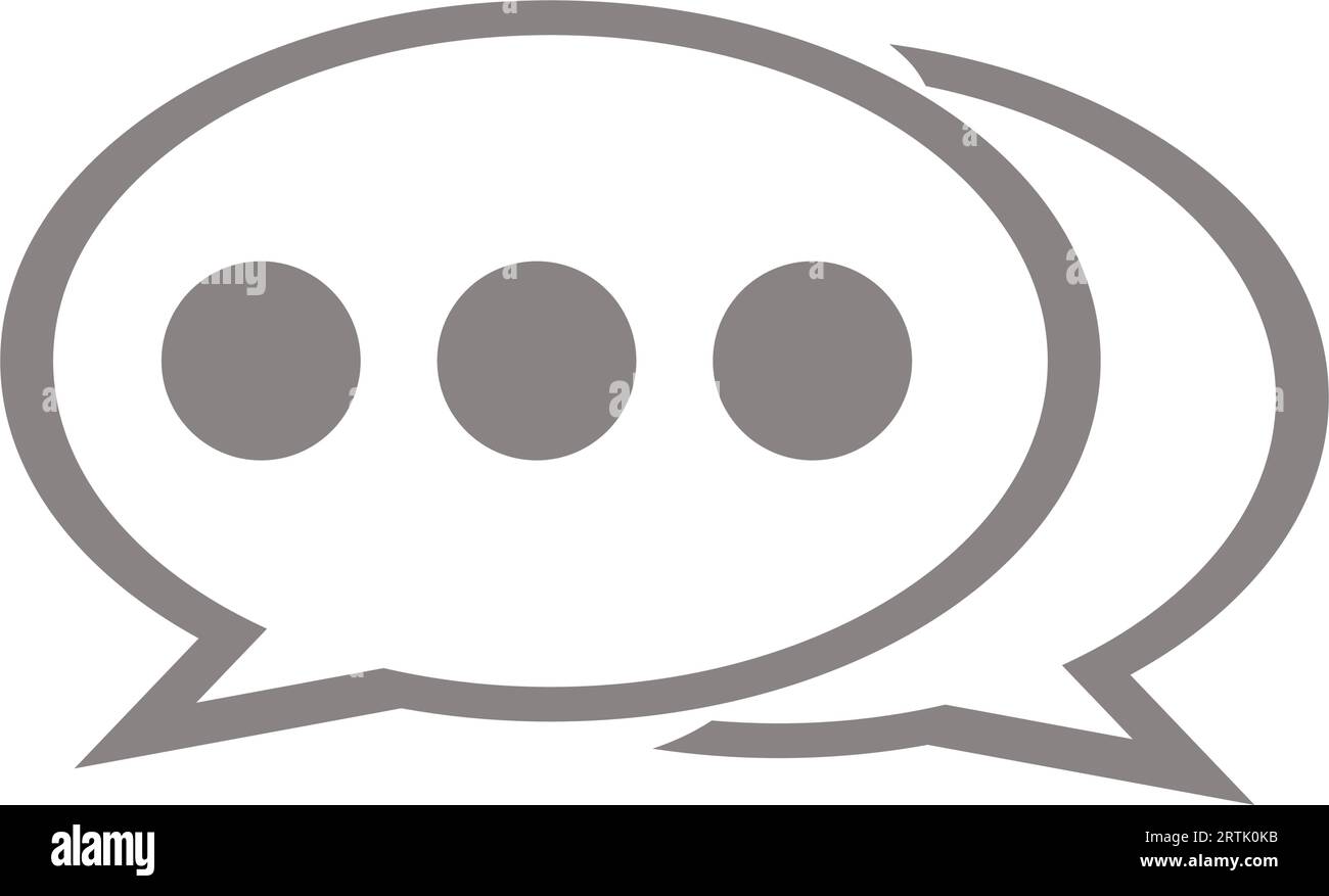 Text Message Chat icon. Speech Bubble With Text Lines. Comment icon ...