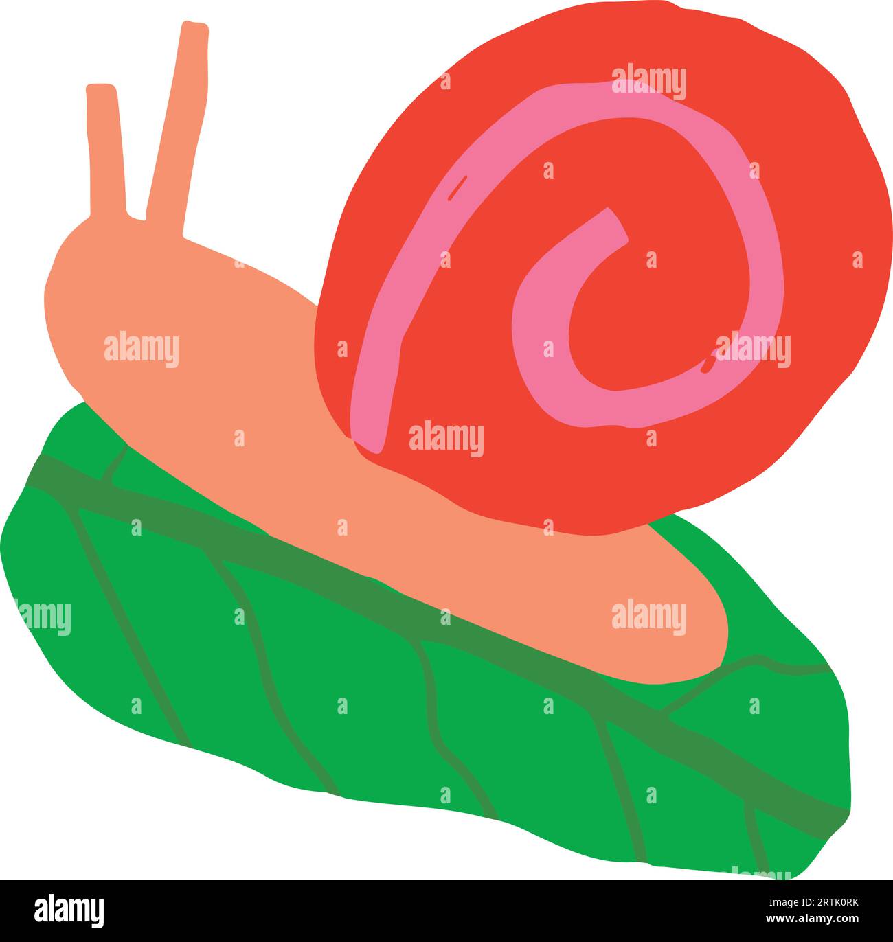 Simple Snail Illustration Vector File Stock Vector Image & Art - Alamy
