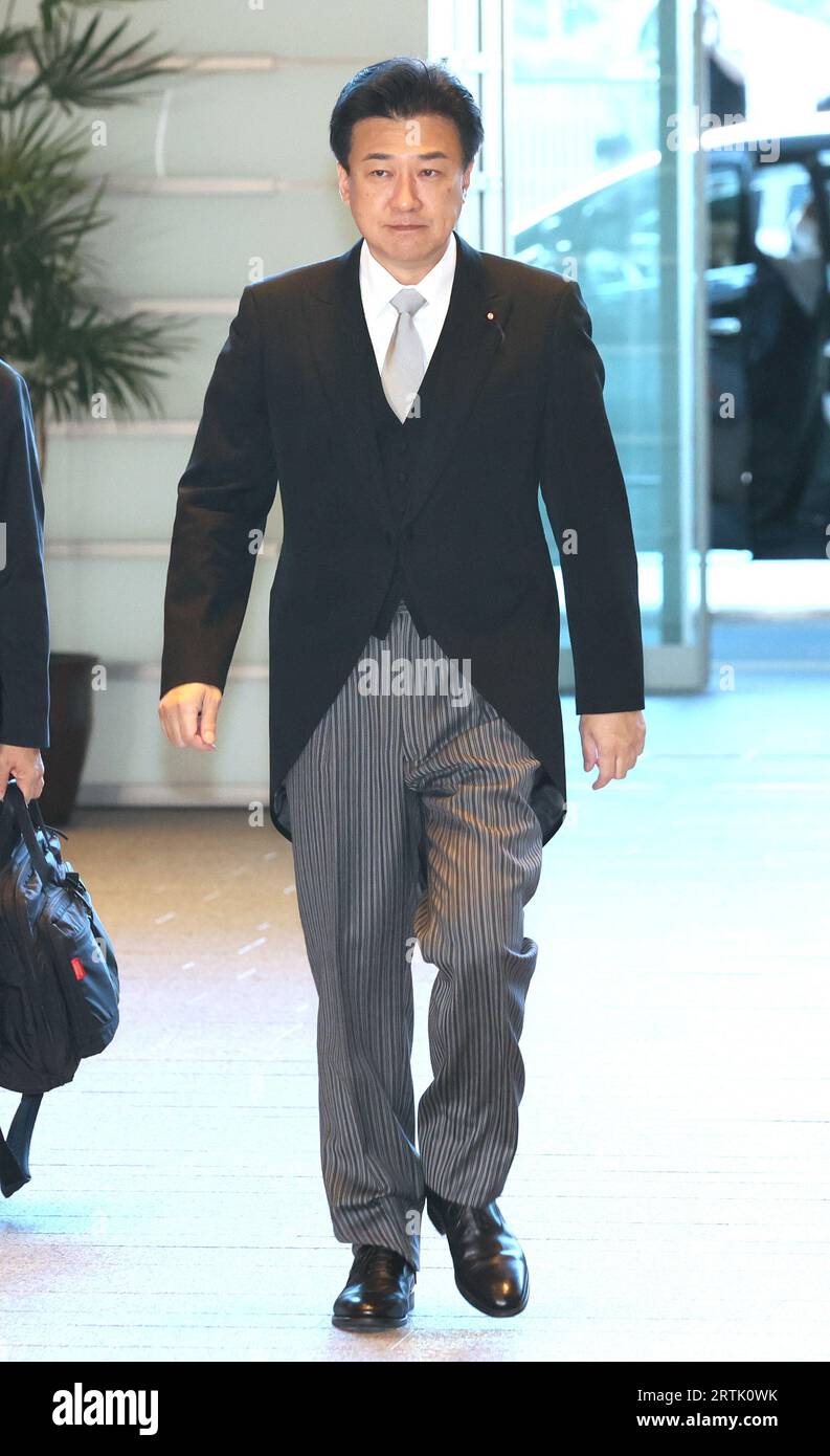 Tokyo, Japan. 13th Sep, 2023. Newly appointed Japanese Defense Minister ...