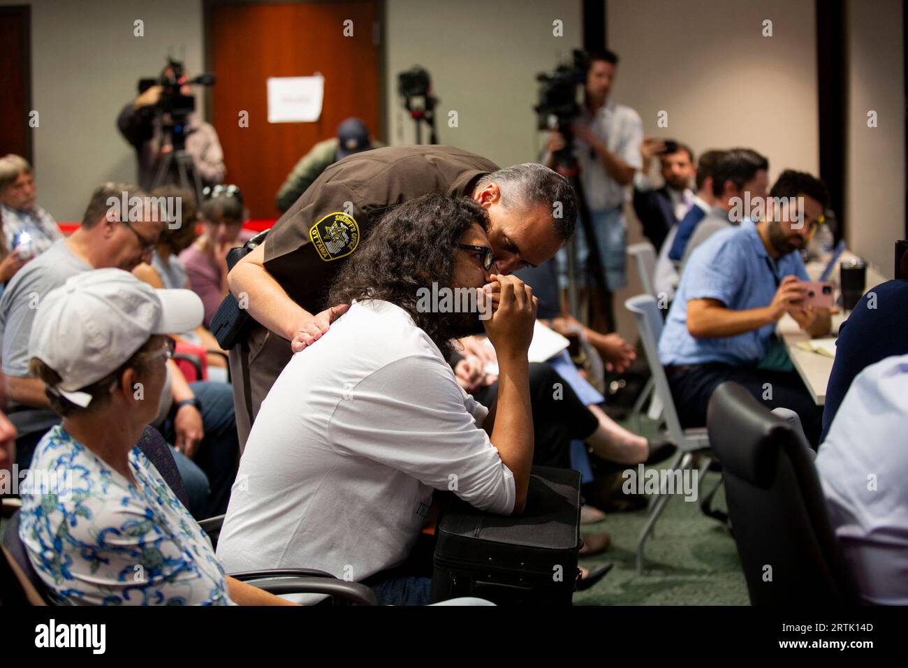 Joe Spaulding is seen disrupting an Ottawa County, Mich., Board of ...