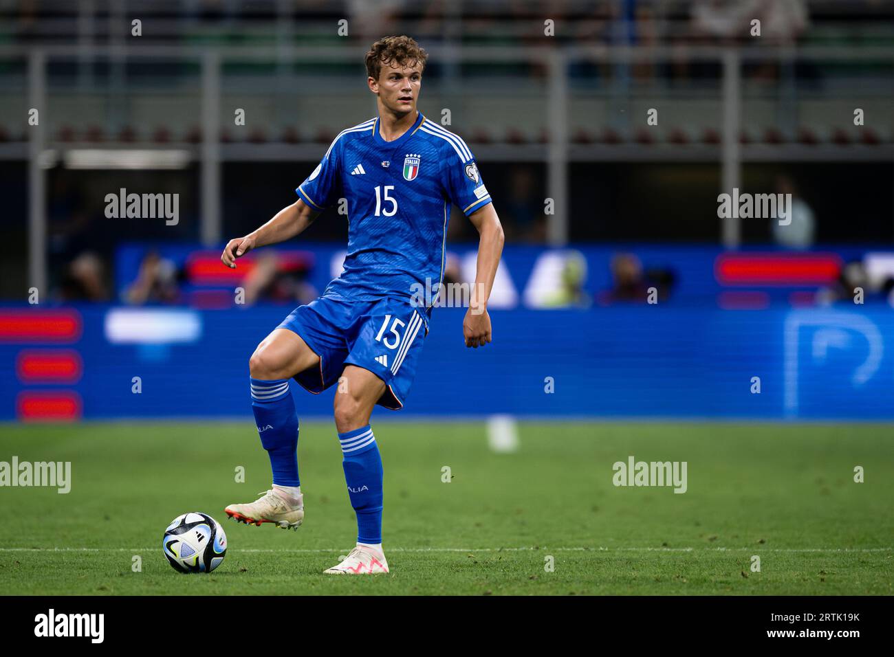 Giorgio Scalvini of Italy in action during the UEFA EURO 2024 European ...