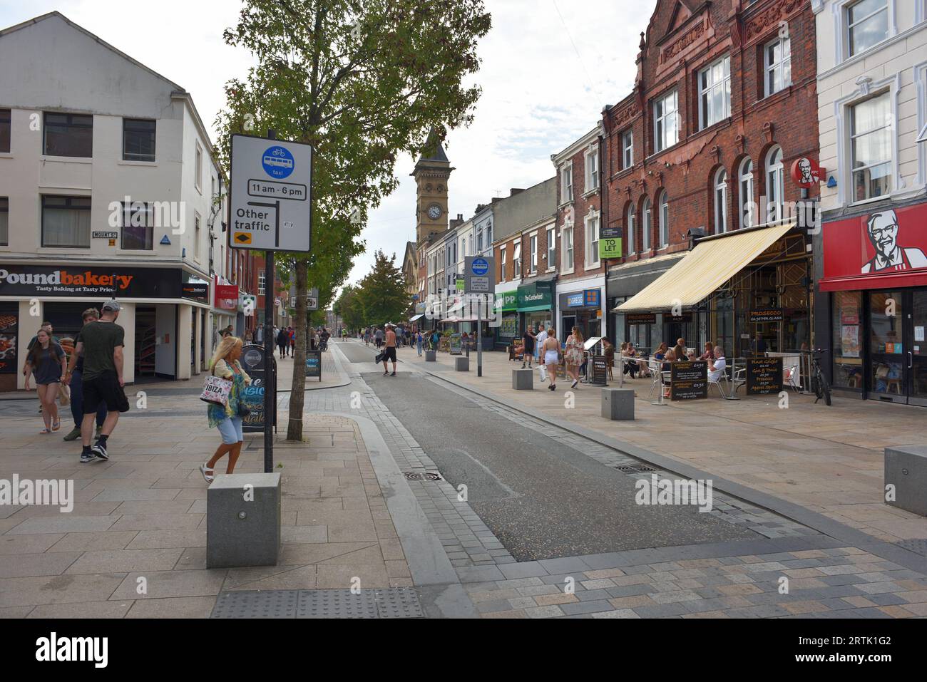 Fishergate , Preston City Centre Stock Photo - Alamy
