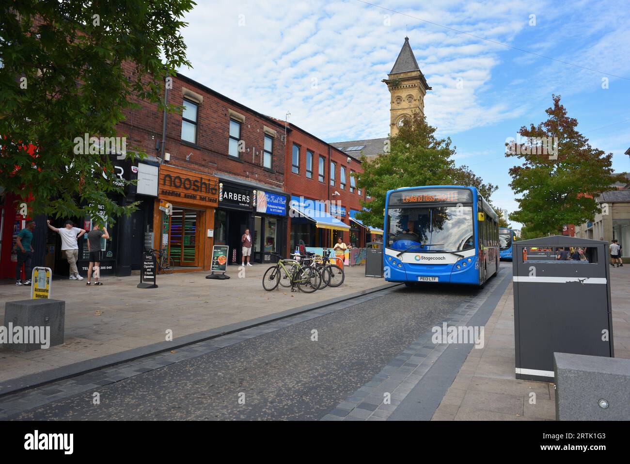 Fishergate , Preston City Centre Stock Photo - Alamy
