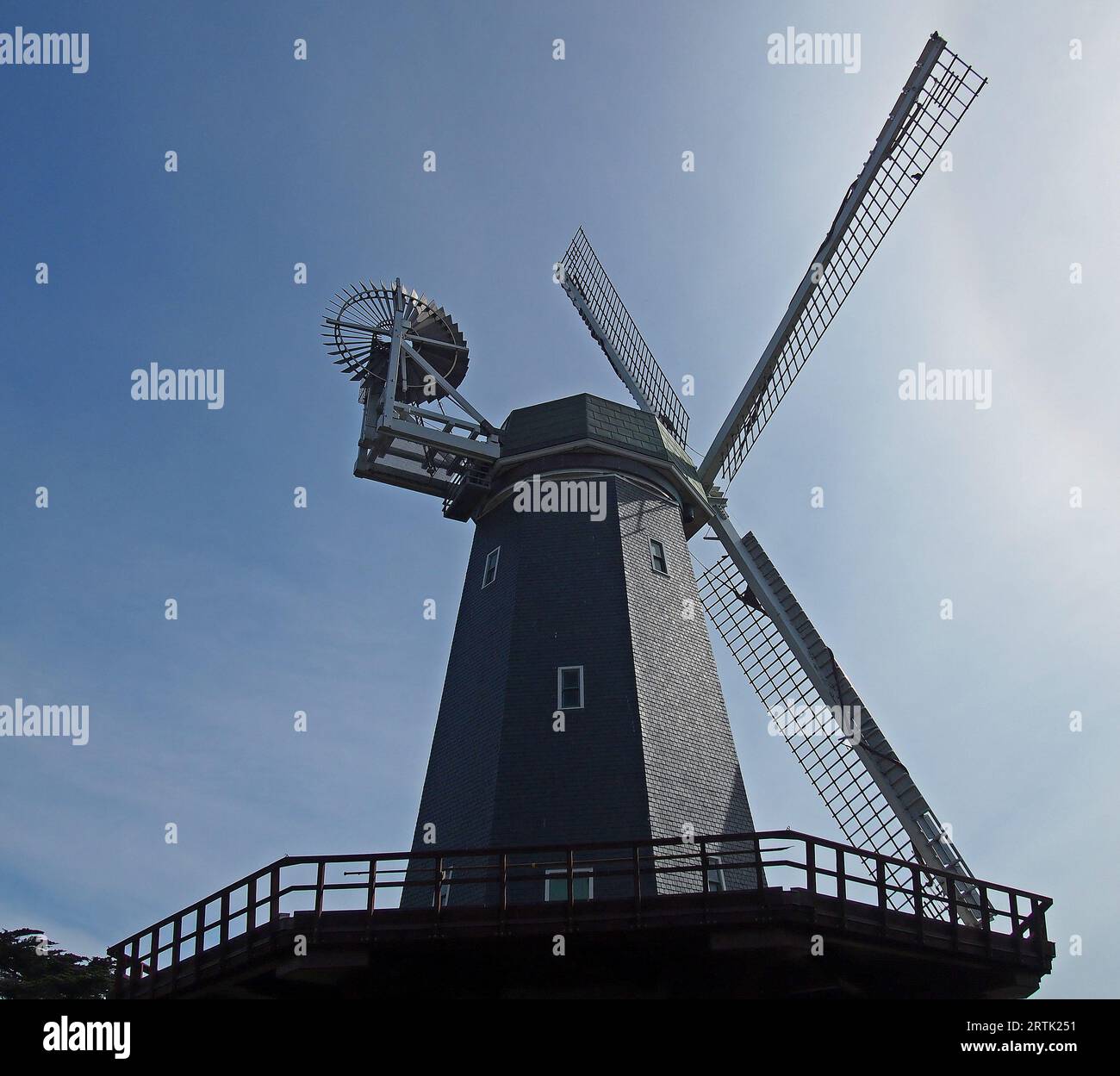 Murphy windmill in Golden Gate Park, San Francisco, California Stock ...